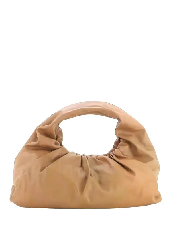 Bottega Veneta The Shoulder Pouch Leather Maxi Hobo Bag - Brown