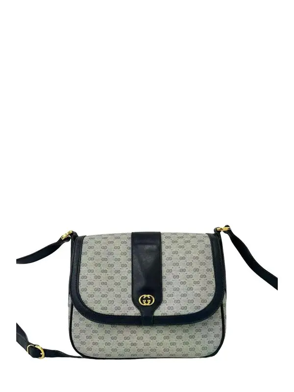 Gucci 20th Century Micro Gg Supreme Crossbody Bag - Grey