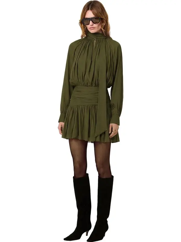 NICHOLAS Courtney Dress - Olive