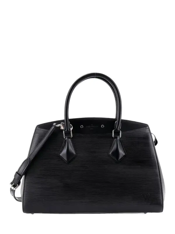 LOUIS VUITTON Soufflot Nm Handbag Epi Leather Mm Satchel - Black