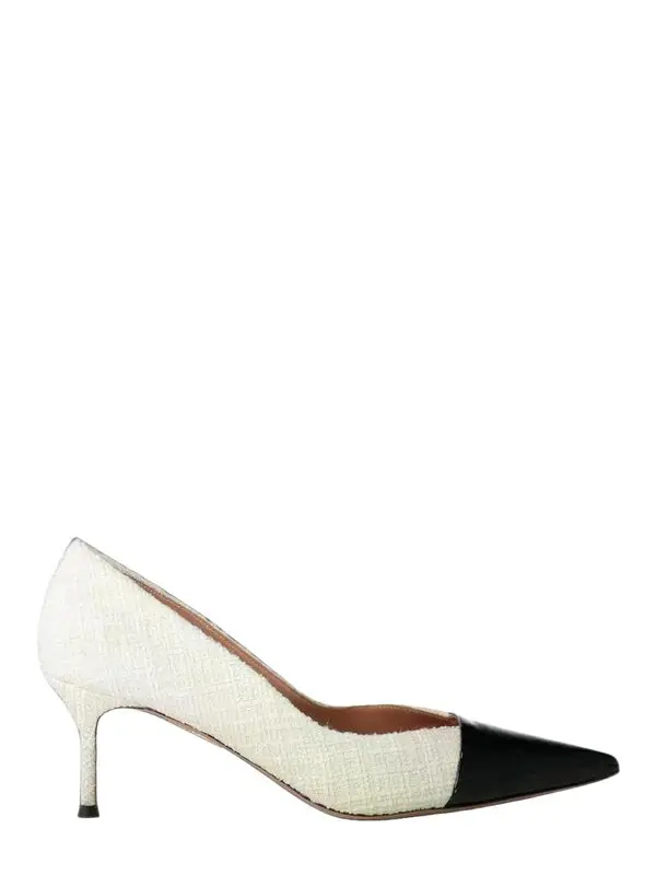 AQUAZZURA Orbit Contrast-toe Pumps - Neutrals