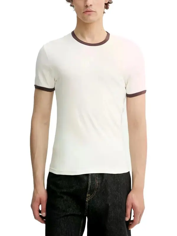 Samsøe Samsøe Satod Contrast-trim T-shirt - White