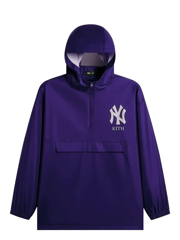 Kith For The New York Yankees Oliver Parka 'solitaire - Purple
