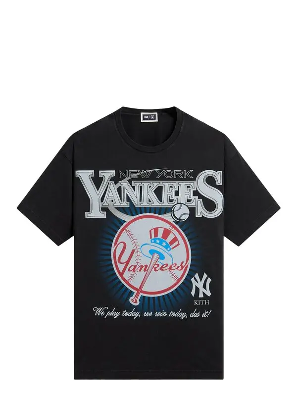 Kith For The New York Yankees Legacy Vintage Tee - Black