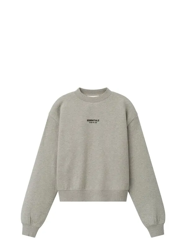 Fear Of God Classic Crewneck Sweatshirt 'warm Heather - Grey