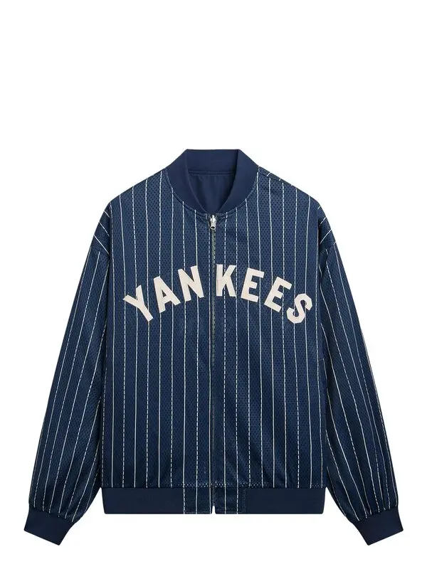 Kith For The New York Yankees Reversible Brooks Jacket 'nocturnal - Blue