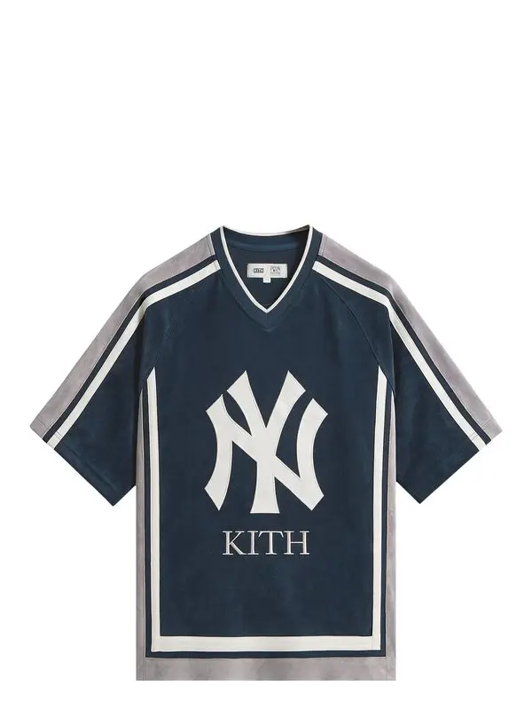 Kith For The New York Yankees Derek Jeter Leon Shirt 'nocturnal - Blue