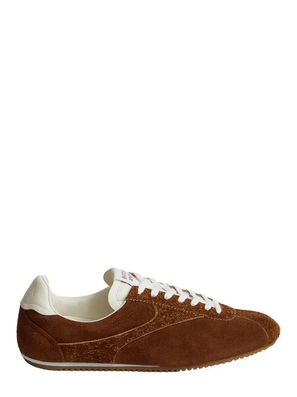 Bottega Veneta Suede Shot Sneakers - Neutral