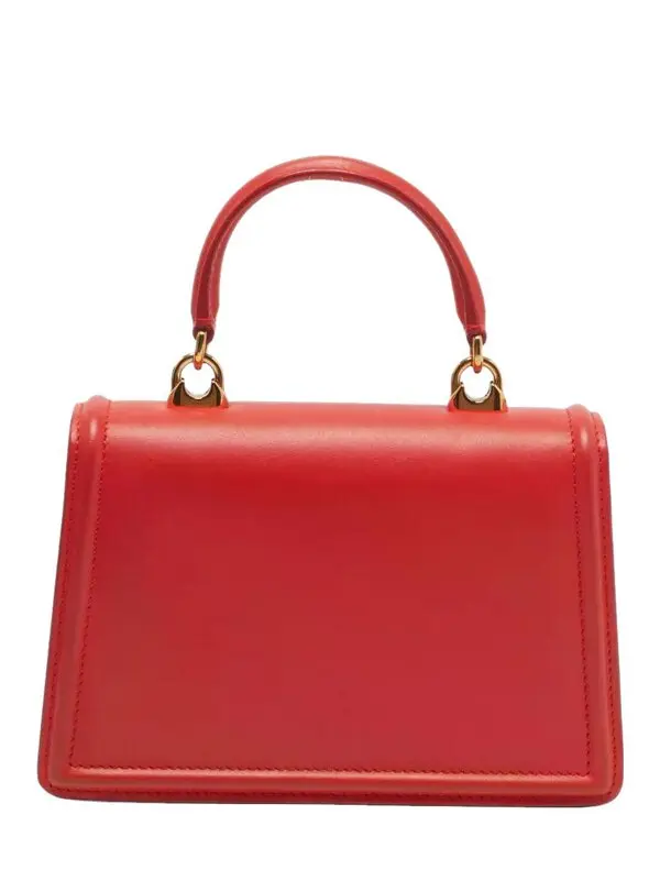 Dolce & Gabbana Small Devotion Leather Tote Bag - Red