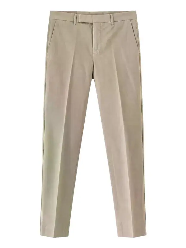 PT TORINO Slim-fit Pressed-crease Trousers - Neutrals