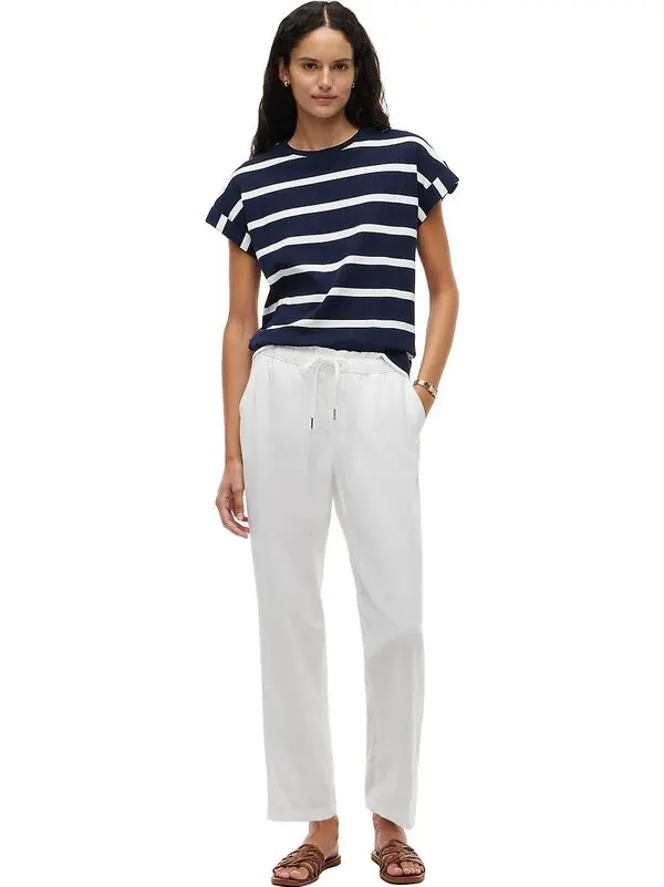 Tommy Hilfiger Sueded Twill Lightweight Jogger Pant - Ecru