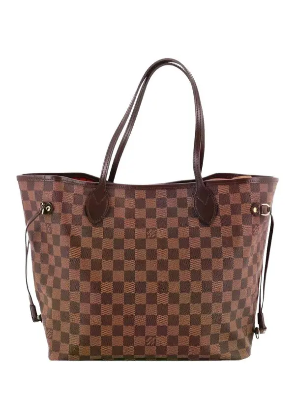 LOUIS VUITTON Neverfull Damier Mm Tote Bag - Brown