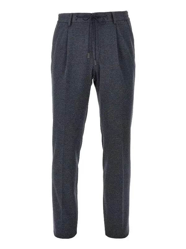 L.B.M. 1911 L. B.m. 1911 Active Uniform Pants With Darts - Blue