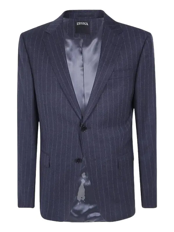 Zegna Pinstripe-pattern Wool Suit - No