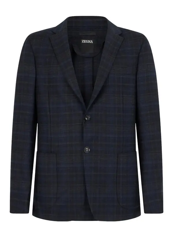 Zegna Checked Two-button Blazer - No