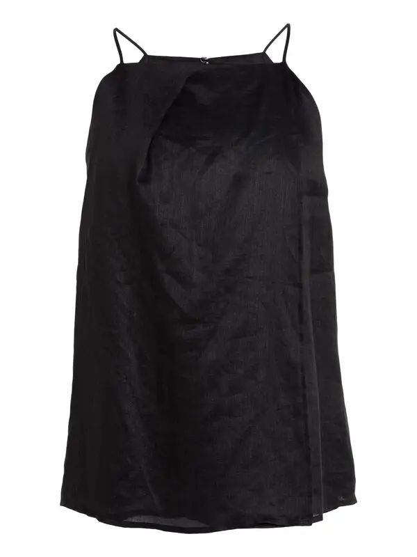 Max Mara Sleeveless Solid-color Top - Black