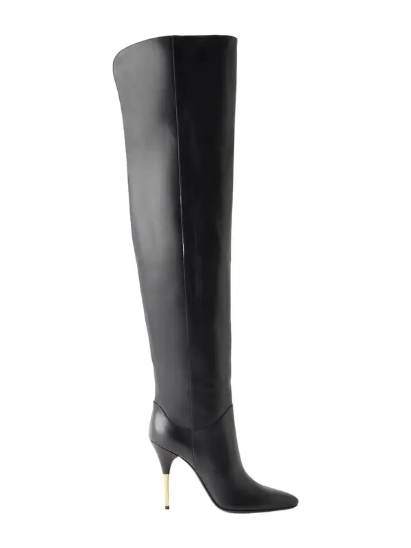 Valentino Garavani Deboot Over-the-knee Boots - Black