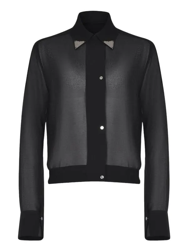 Pinko Semi-sheer Shirt - Black