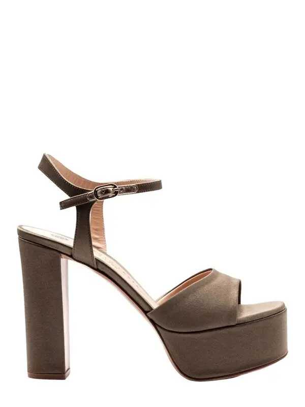 Roberto Festa Addis Platform Heeled Sandals - Brown