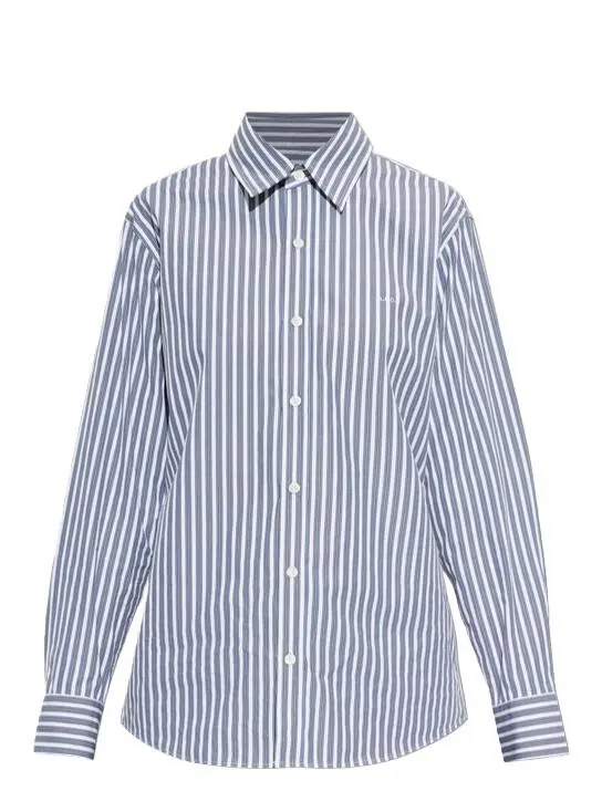 A.p.c. Kayla Striped Shirt - Blue