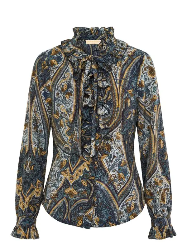 Ulla Johnson Long-sleeved Shirt - Prussian Blue