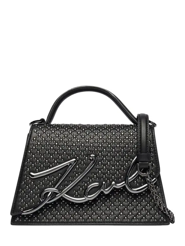 Karl Lagerfeld Flap Shoulder Bag - Black