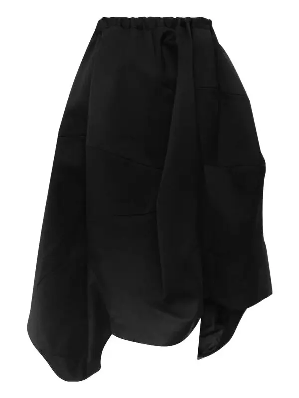 Comme Des Garçons Elastic-waist Skirt - Black