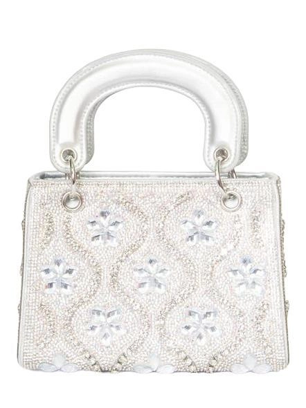 LAUREN LORRAINE Ollie Clutch - Silver