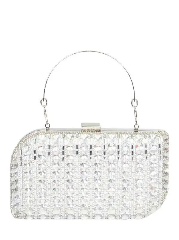 LAUREN LORRAINE Siam Clutch - Silver