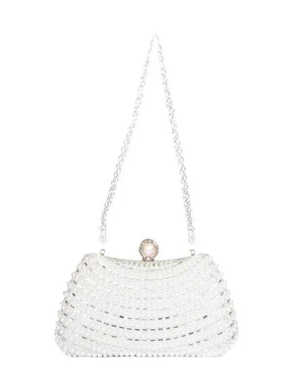 LAUREN LORRAINE Sasha Clutch - Silver
