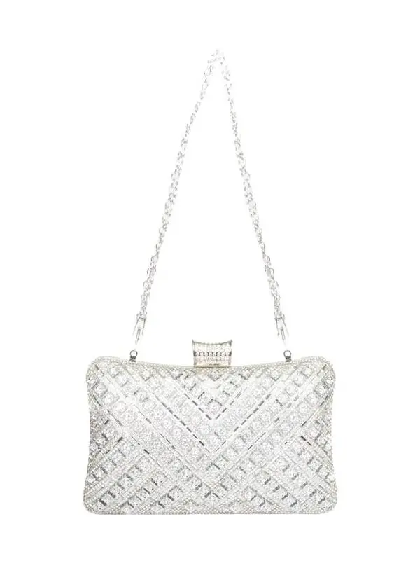 LAUREN LORRAINE Addy Clutch - Silver