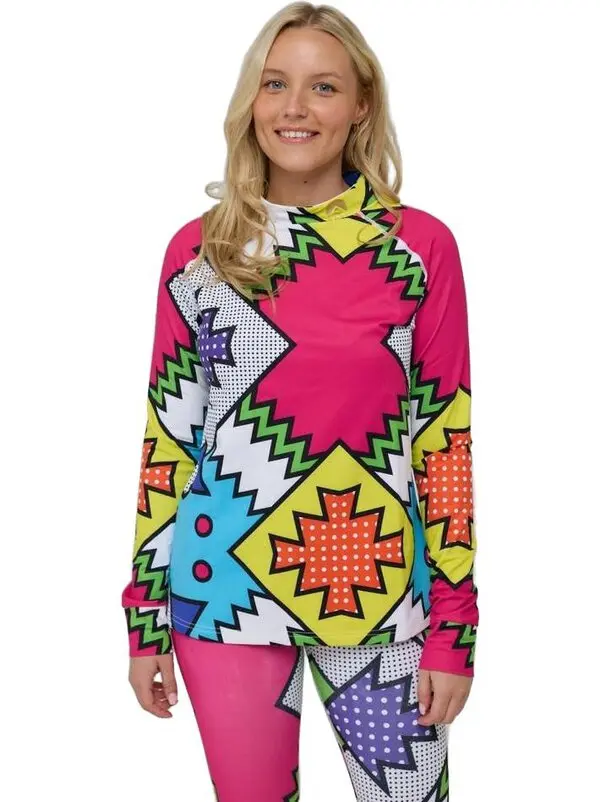 OOSC Day Tripper Baselayer Top - Multicolor/geometric