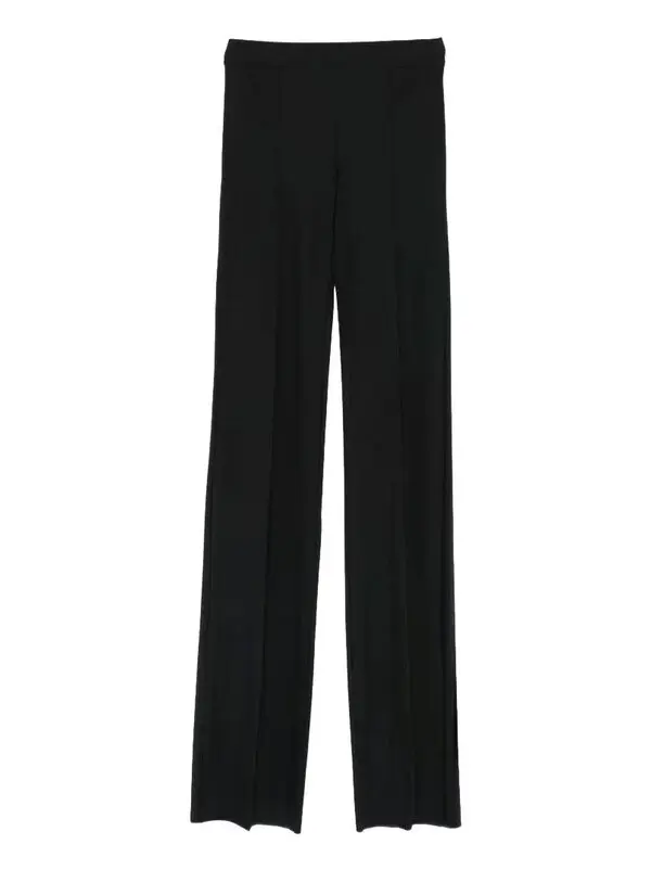 AMAZUIN Cory Tie-fastening Flared Trousers - Black