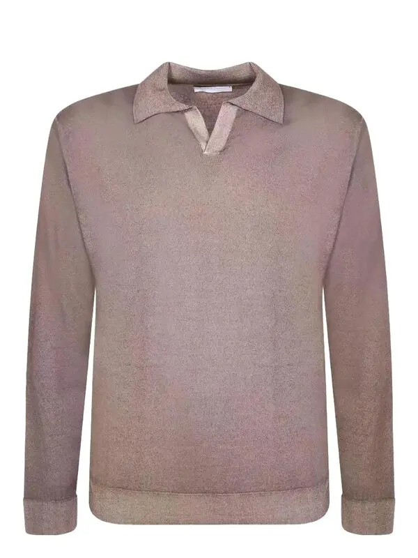 DANIELE FIESOLI Polo-collar Sweater - Brown