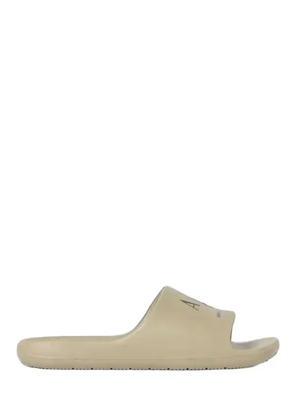 Armani Exchange Logo-print Slides - Neutrals