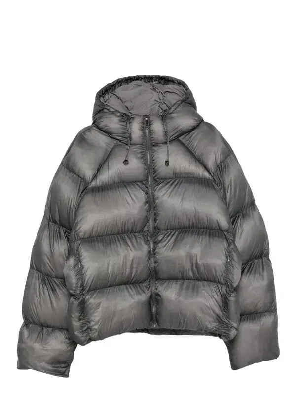 DAILY PAPER Hooded Quilted Jacket - Black
