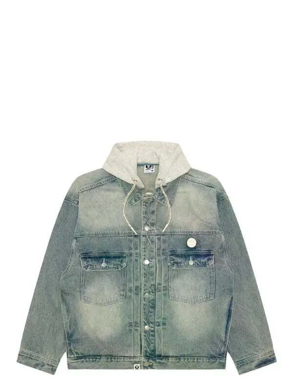 AAPE BY *A BATHING APE Aapenow Denim Jacket - Blue