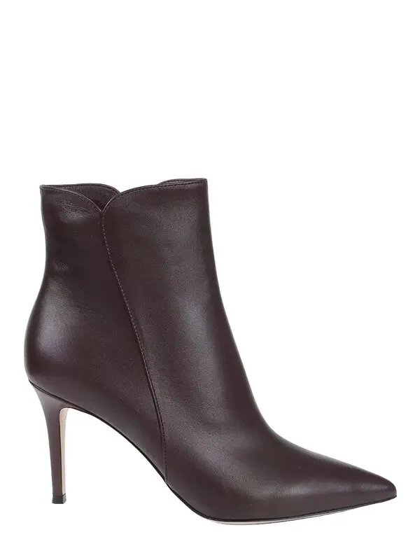 GIANVITO ROSSI Levy Heeled Ankle Boots - Brown