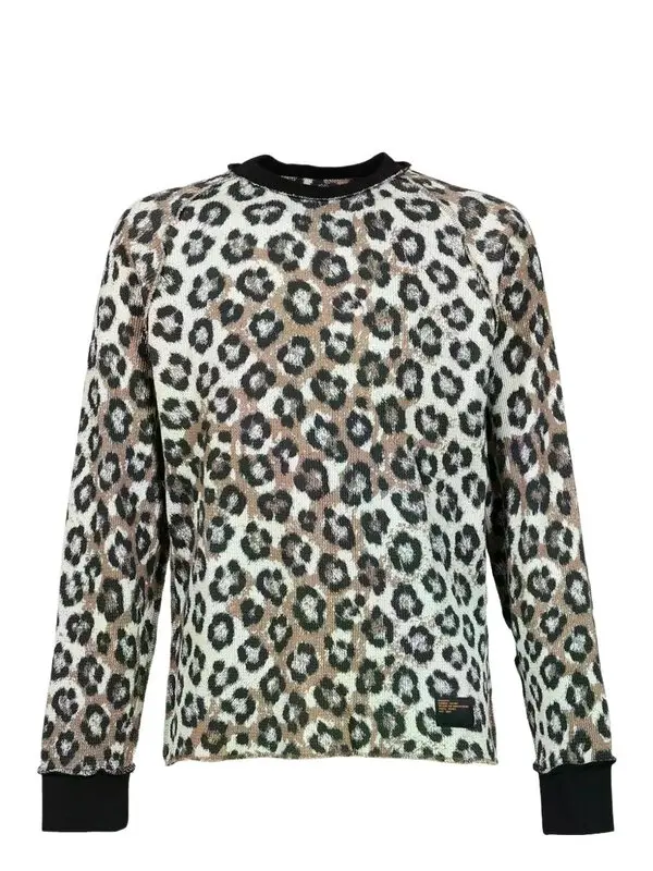 RASSVET Leopard-print Thermal T-shirt - Neutrals