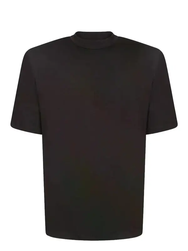 DANIELE FIESOLI Crew-neck Cotton T-shirt - Black