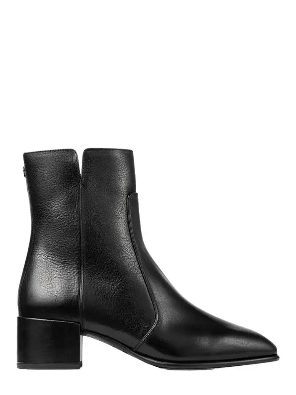 JIMMY CHOO Eliot 45 Leather Ankle Boots - Black