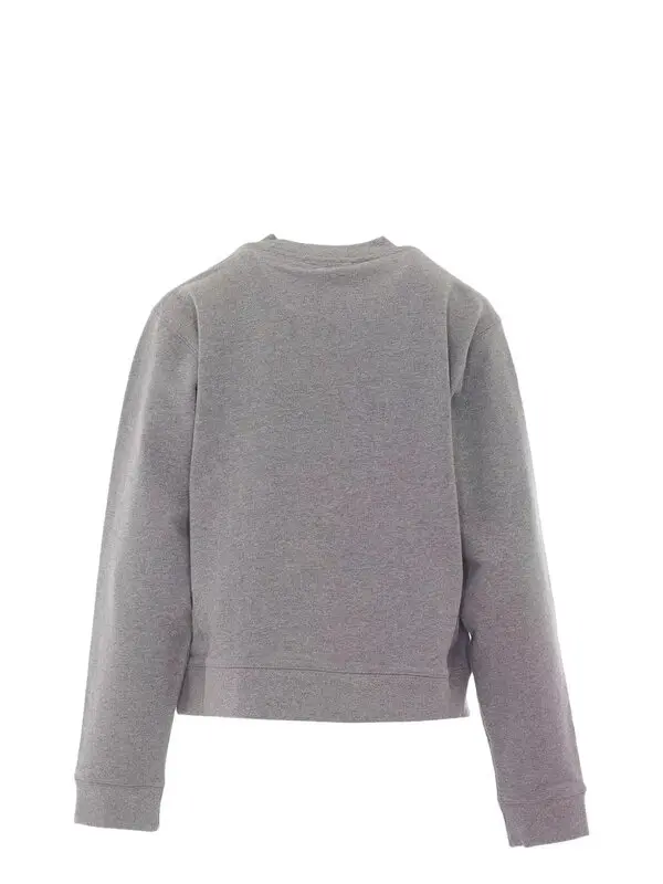 Essentiel Antwerp Sequin-embellished Floral-patch Sweatshirt - Grey