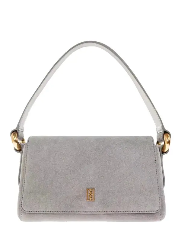 BY MALENE BIRGER Lellie Leather Tote Bag - Grey