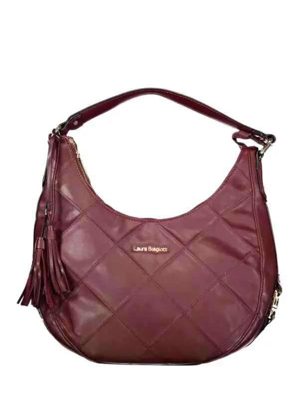 LAURA BIAGIOTTI Quilted Tassel-detail Tote Bag - Red