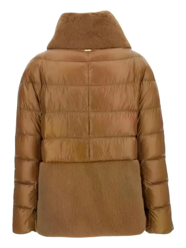 Herno Quilted Panelled Jacket - Brown