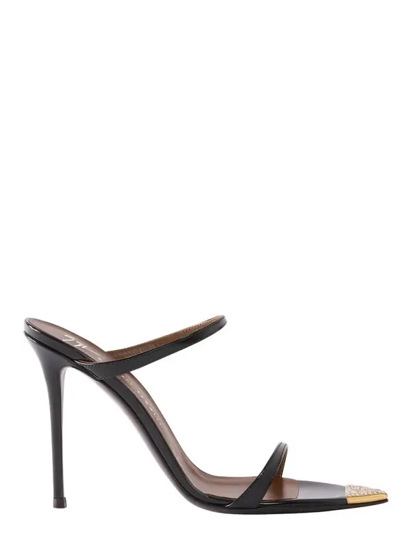 GIUSEPPE ZANOTTI Intriigo Jewelry Mule 105 - Black
