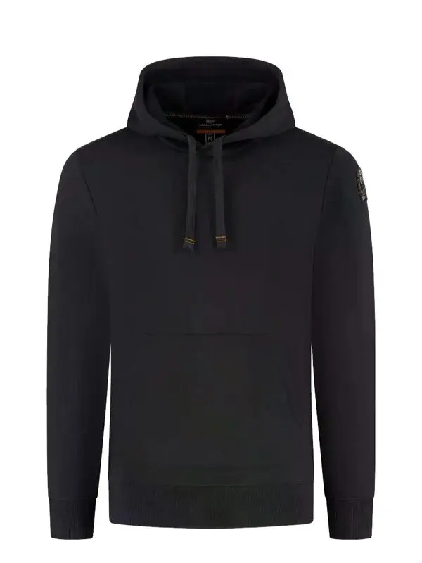 PARAJUMPERS Logo-patch Drawstring Hoodie - Black