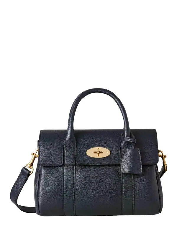 Mulberry Small Bayswater Leather Tote Bag - Blue