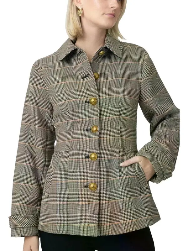 Veronica Beard Severine Checked Jacket - Neutrals