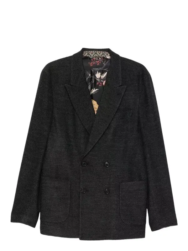 Etro Double-breasted Blazer - Grey